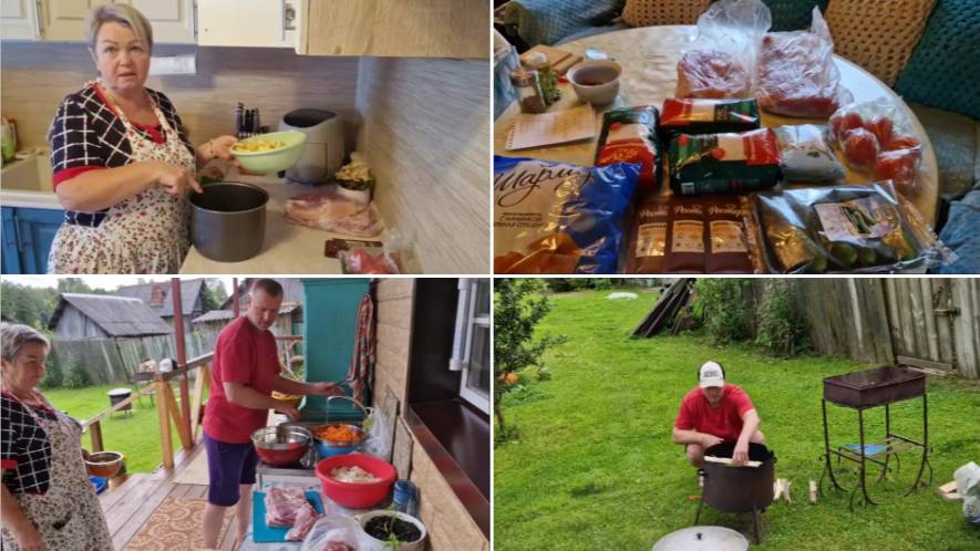 С УТРА В ГОРОД ЗА МЯСОМ И РИСОМ, ПОТОМ У МЕНЯ ШАРЛОТКА, У ЮРЫ ПЛОВ.