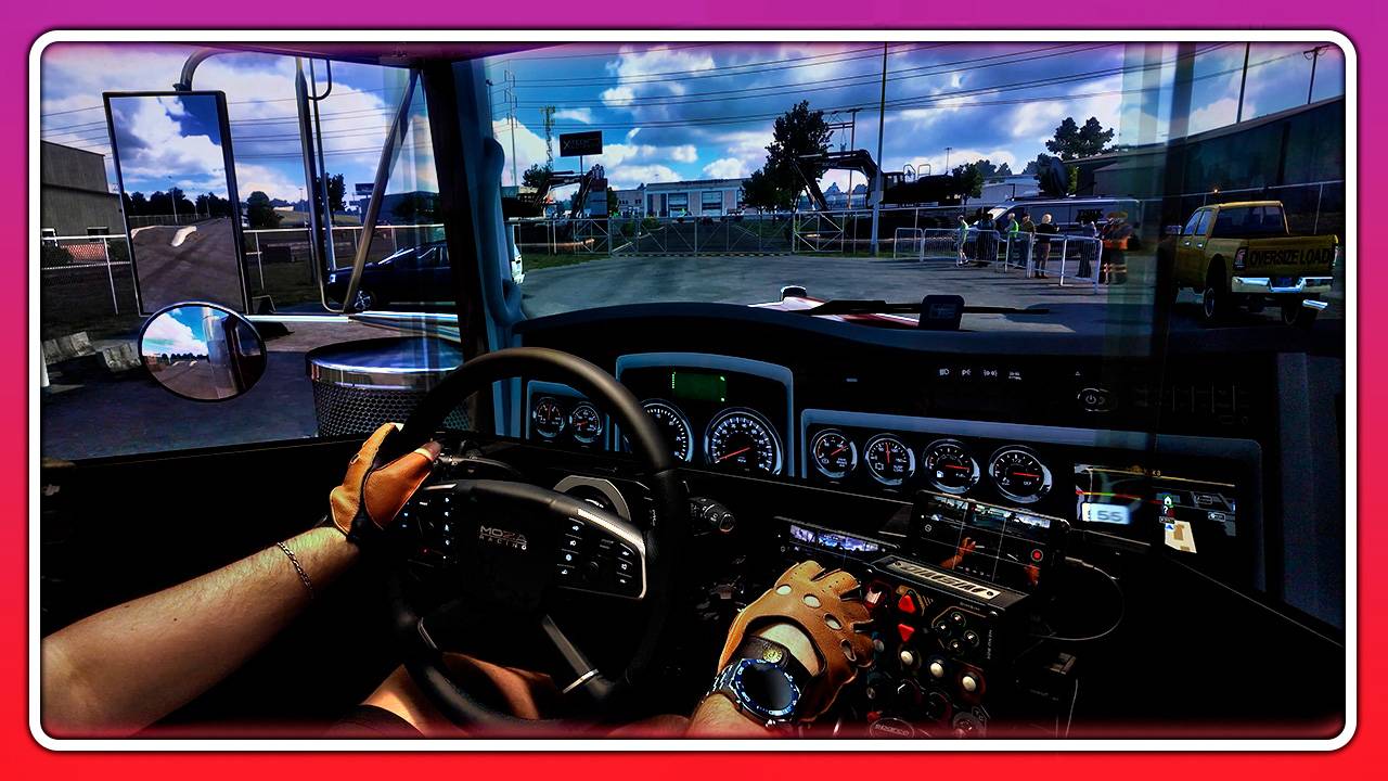 Перевозка огромного трактора в American Truck Simulator 🚛