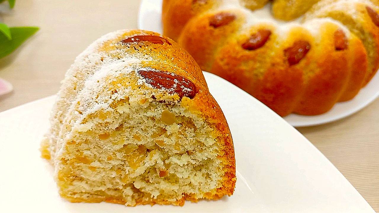 😋Ваш новый любимый рецепт! Невероятно вкусный кекс с орехами!