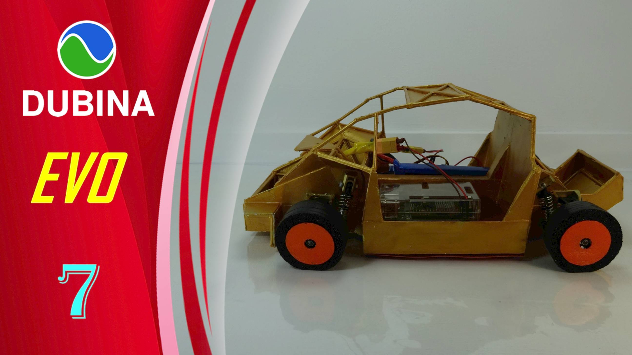 RaspberryPi микрокомпьютер электрического робокара с искусственным интеллектом Dubina