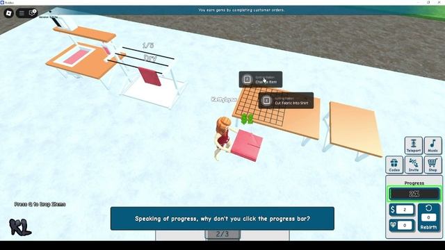 Clothing Factory Tycoon|Roblox game