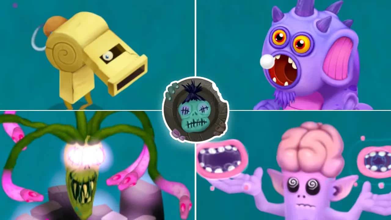 Склеп М'Дуззы - Все Монстры, Песни и Анимации (My Singing Monsters, Мои Поющие Монстры)