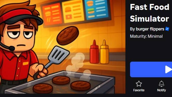 Fast Food Simulator|Roblox game
