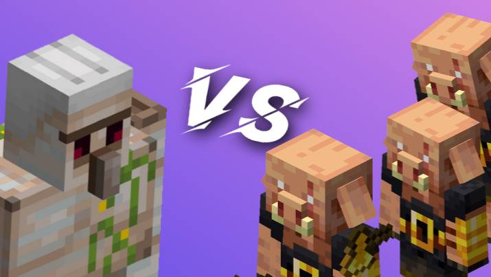 Железный голем против 3 брутальных пиглинов