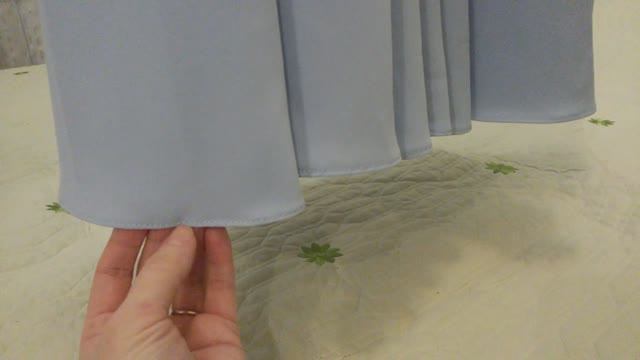 ФАБРИЧНОЕ ПОДШИВАНИЕ ВЕЧЕРНЕГО ПЛАТЬЯ / Шьем сами