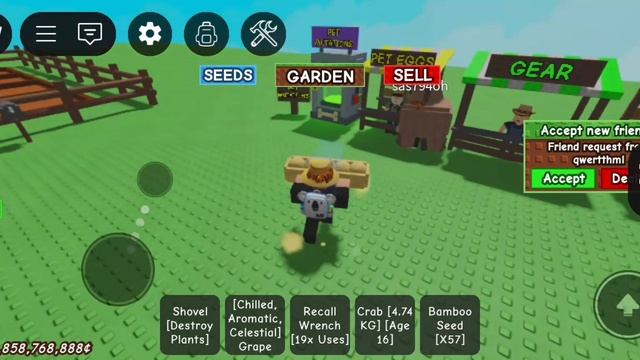 сделал свой магазин в вырасти сад