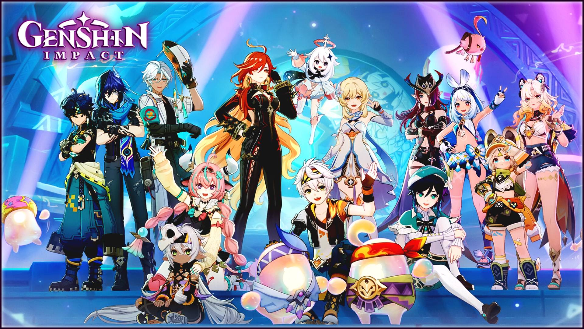 ГЕНШИН-ЛЕТНИЙ ИВЕНТ 2025г. ВСЕ КАТ СЦЕНЫ/ ПРАЗДНИК/ РАЗГОВОР С ВЕНТИ/ ЯПОНСКАЯ ОЗВУЧКА С ЛЮМИН