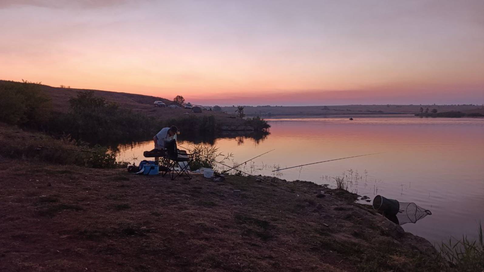 Как я провёл выходные?Конечно на рыбалке!