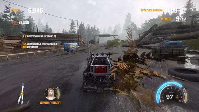 FlatOut 4 Total Insanity 18 Прохождение , 12 игра играю в режиме FlatOut .