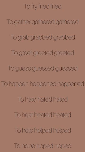 Правильные Глаголы Часть 9 Regular Verbs Part 9