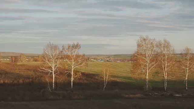 Уфа-Самара - вид из окна поезда (железные дороги России).