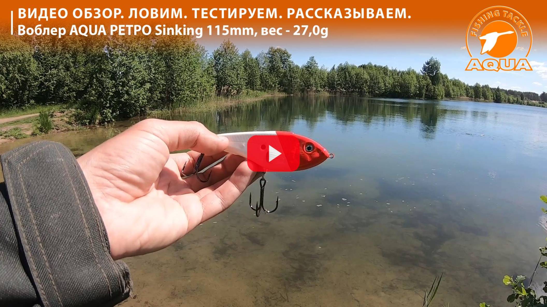 🎣 Этот воблер изменил мою рыбалку: честный обзор AQUA Ретро Sinking.