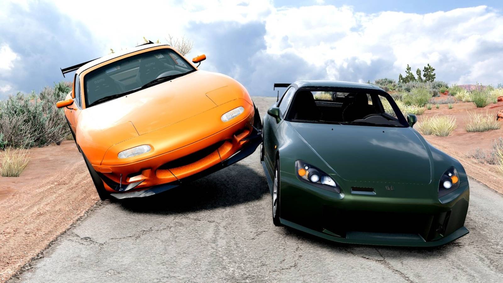 Устроили уличные гонки и попали в ДТП #17 - BeamNG Drive Аварии