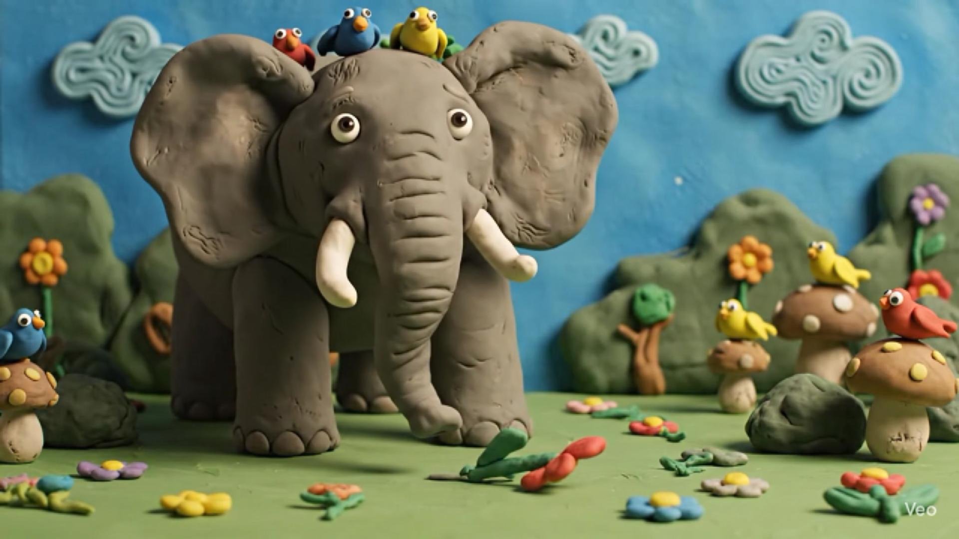 Сен-Санс «Слон» 🐘 | Пластилиновый мультфильм | Классика для детей