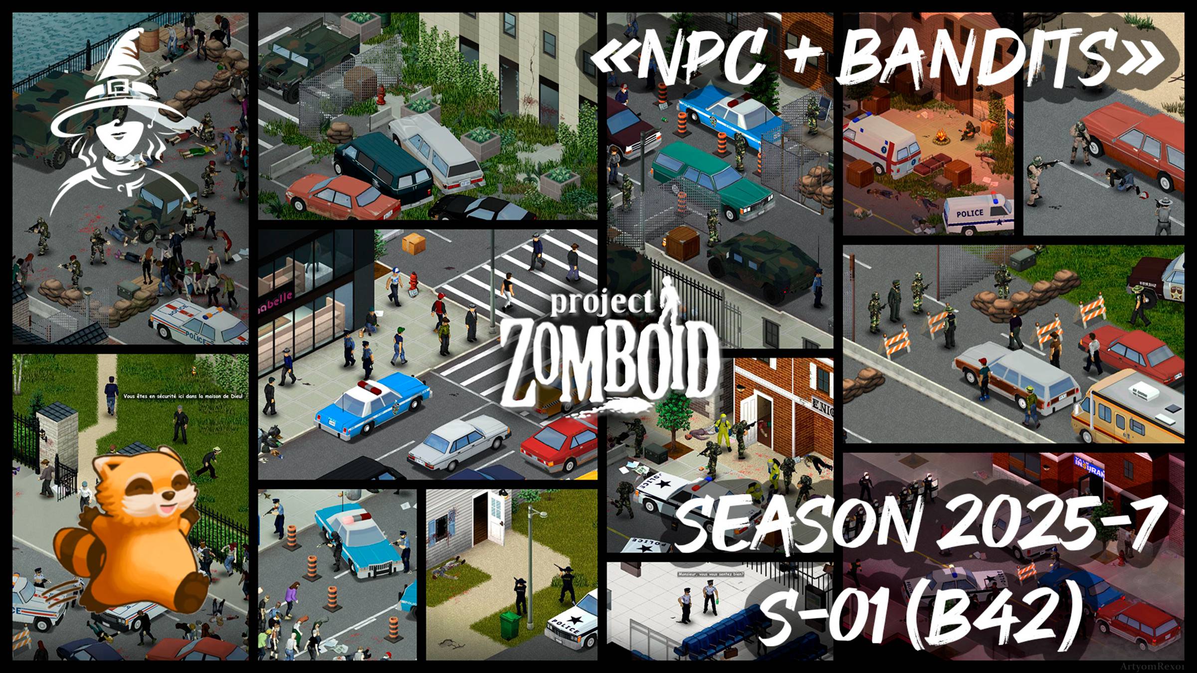 Тестируем "Неделя до" и #NPC + Bandits | #ProjectZomboid (s2025-07 s-01 | b42)