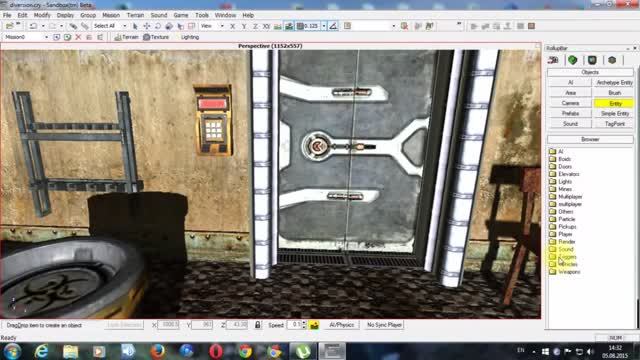 Far Cry SandBox Editor - Урок № 23 - вход в дверь по карточке