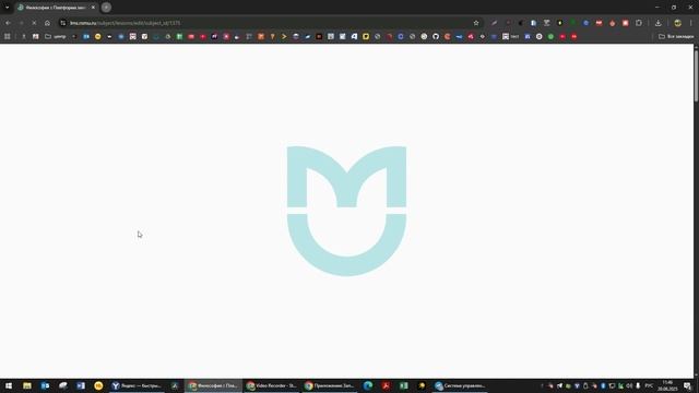 Прикрепление теста к курсу