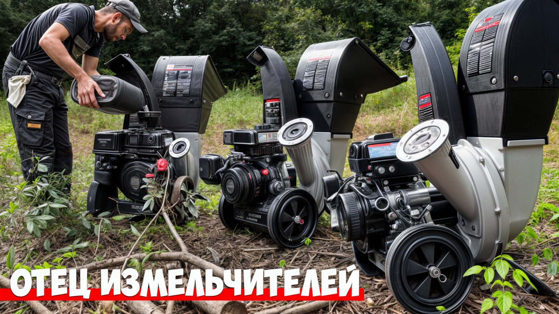 Садовый измельчитель с яйцами! Измельчитель веток, травы и лисьтев ZimAni-Holzfforma