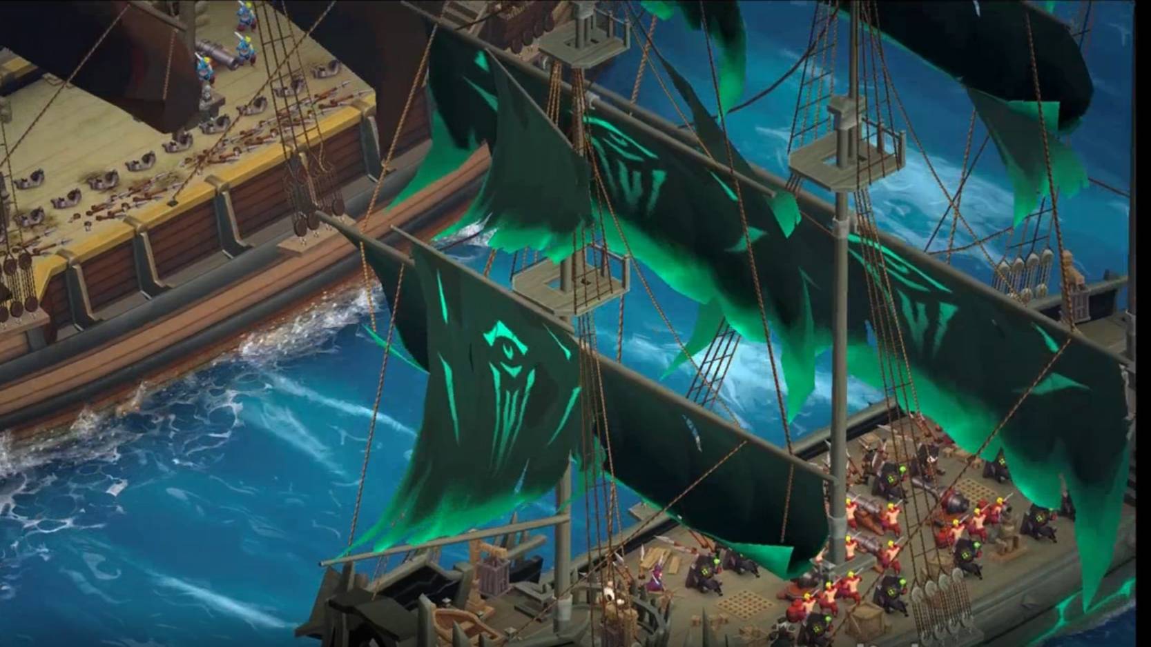 Уничтожение среднего флота противника