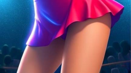 Красивые ДЕВУШКИ мини юбке #16