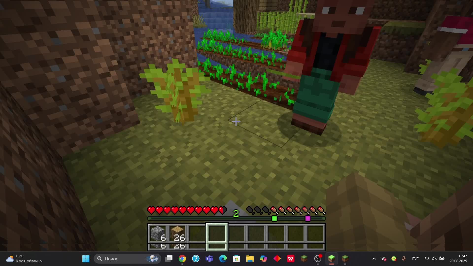 Выживание в майнкрафт в 3