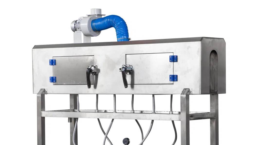 Термоусадка рукавной этикетки паром