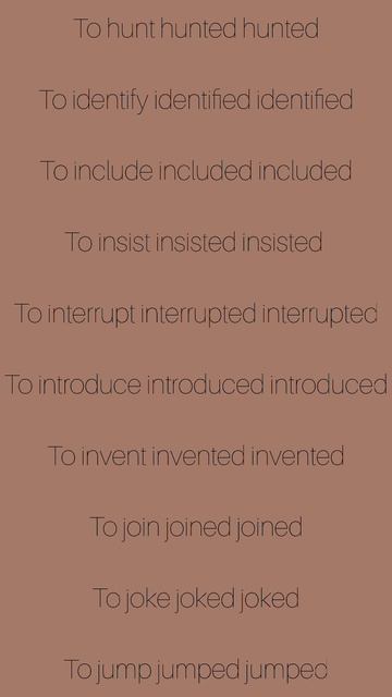 Правильные Глаголы Часть 10 Regular Verbs Part 10