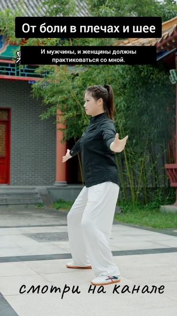 Избавьтесь от проблем с плечами и шеей. Тайцзицюань.
