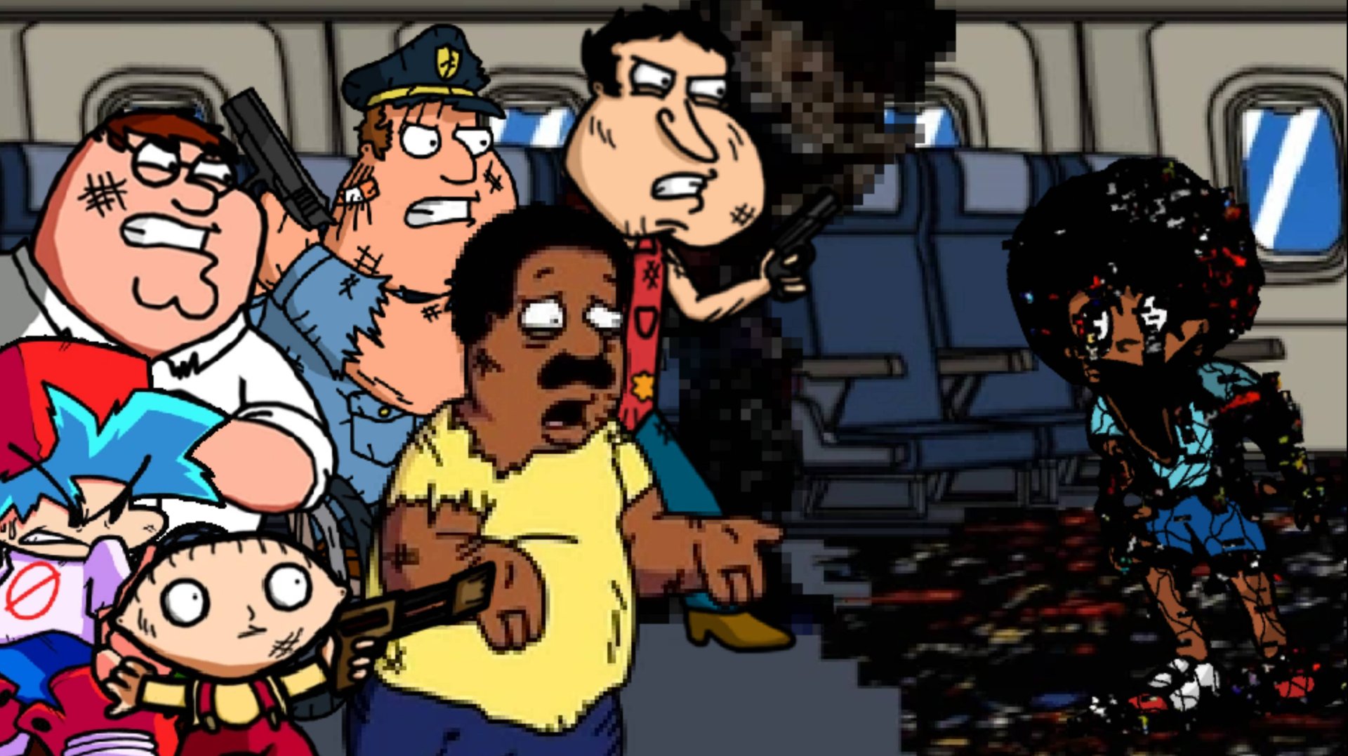 FNF DARKNESS TAKEOVER Restored. Dt friday night funkin mod family guy pibby.