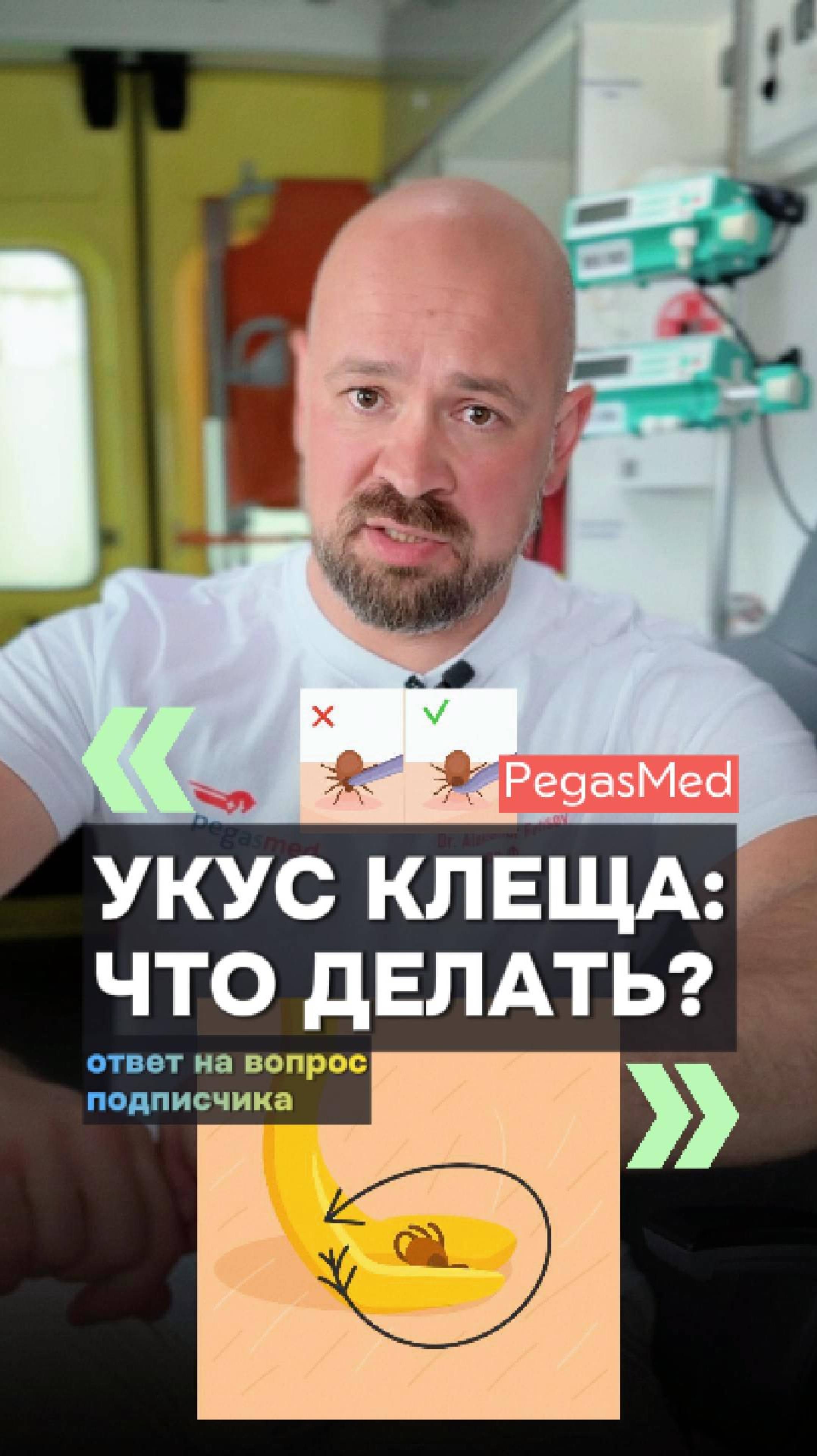 𓆣 Укус клеща - что делать? Инструкция. Первая помощь