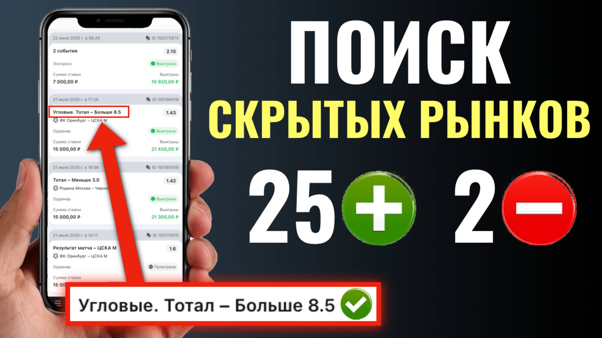 Ставки на футбол: Скрытые рынки — ГДЕ ЗАРАБАТЫВАТЬ, пока другие сливают?