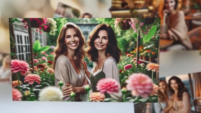 С Днём Рождения, подруга! Поздравление для подруги (Романс, Лепестки роз).