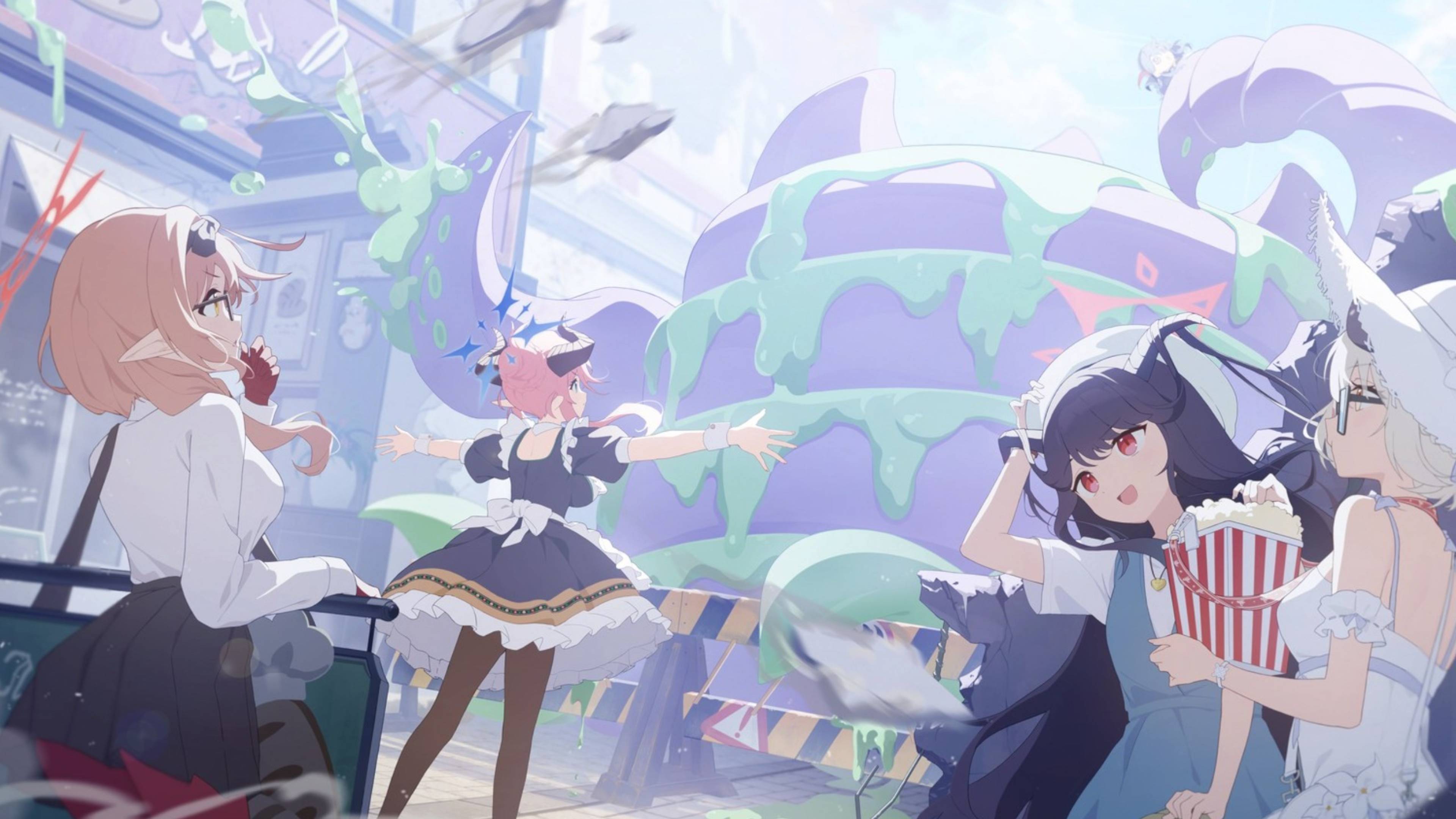 Pandemic Hazard: Miraculous Pancake | Blue Archive | Прохождение сюжета | Без комментариев