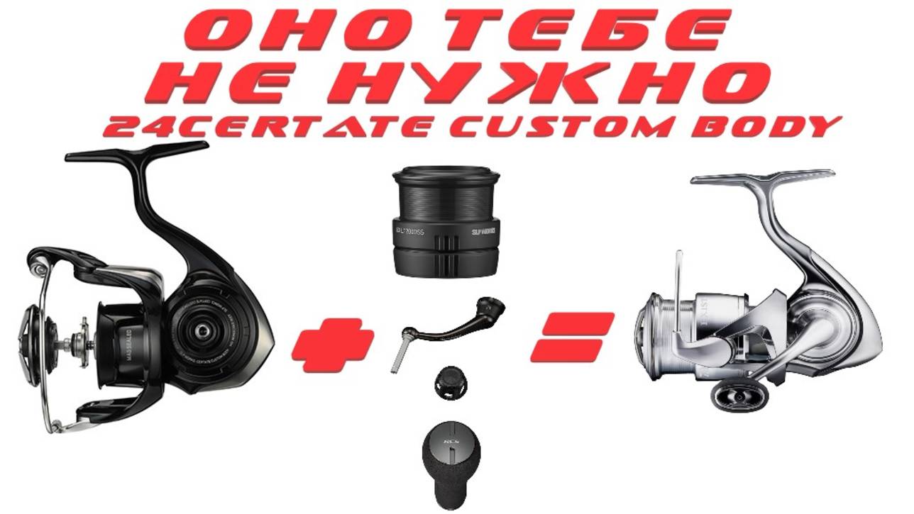 DAIWA 24 CERTATE CUSTOM BODY | ЧТО ВНУТРИ?