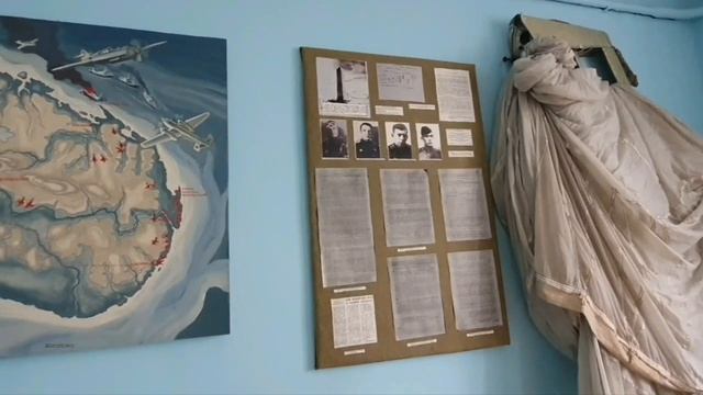 Зал, посвященный ВОВ в музее пгт. Ревда