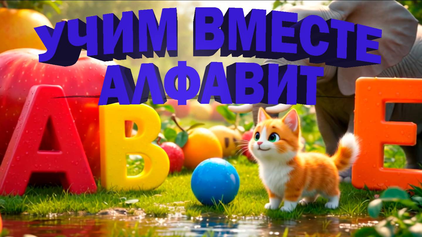Изучаем  "Веселый Алфавит" / РУССКИЙ АЛФАВИТ