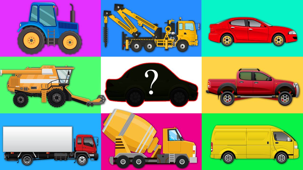Мультики про машинки - Серии про транспорт - Сборник для детей