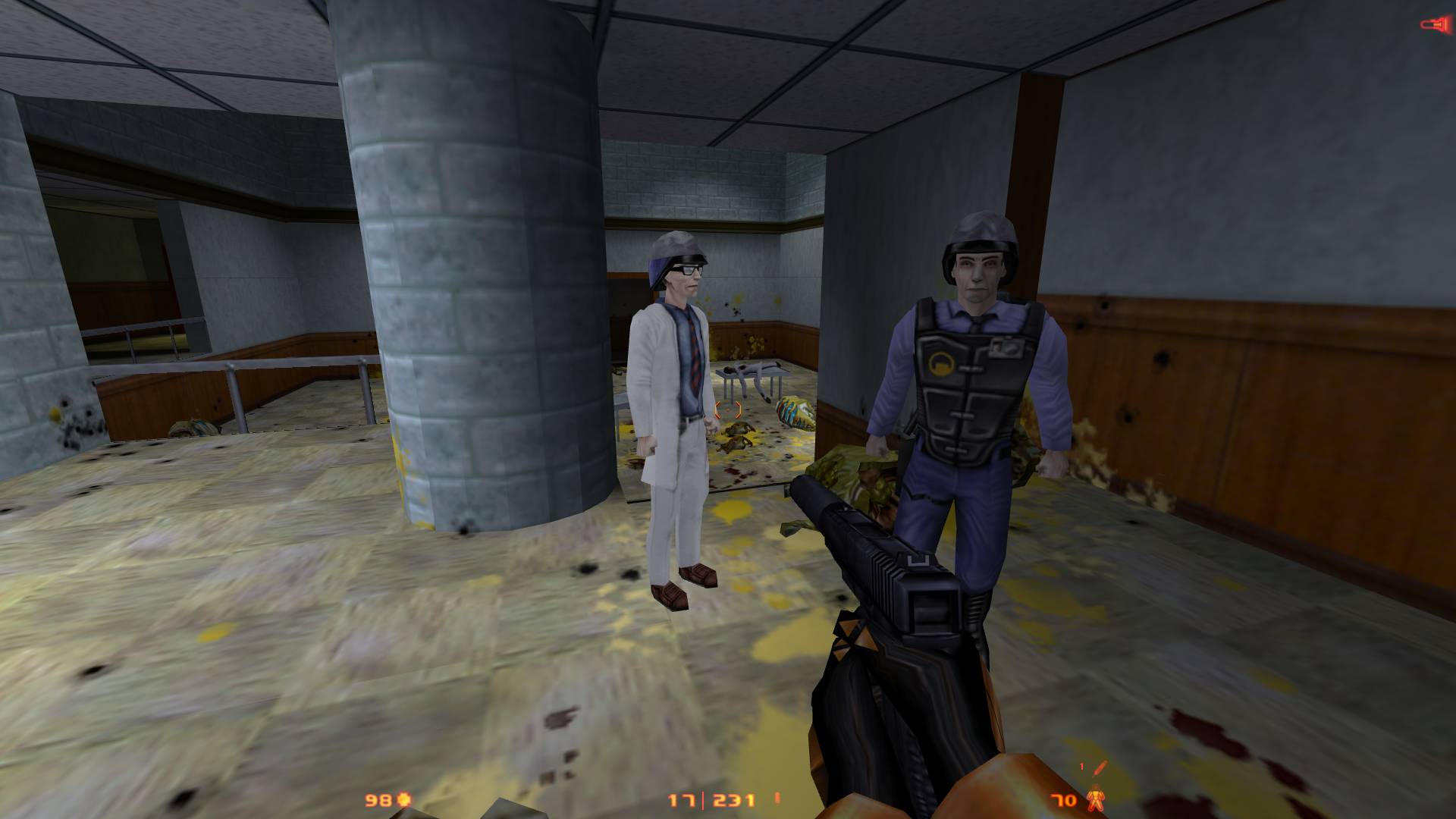 Учёный надел шлем охраны а где бронежилет и оружие ? Брутальный HL MMod.Brutal HL MMod часть 2