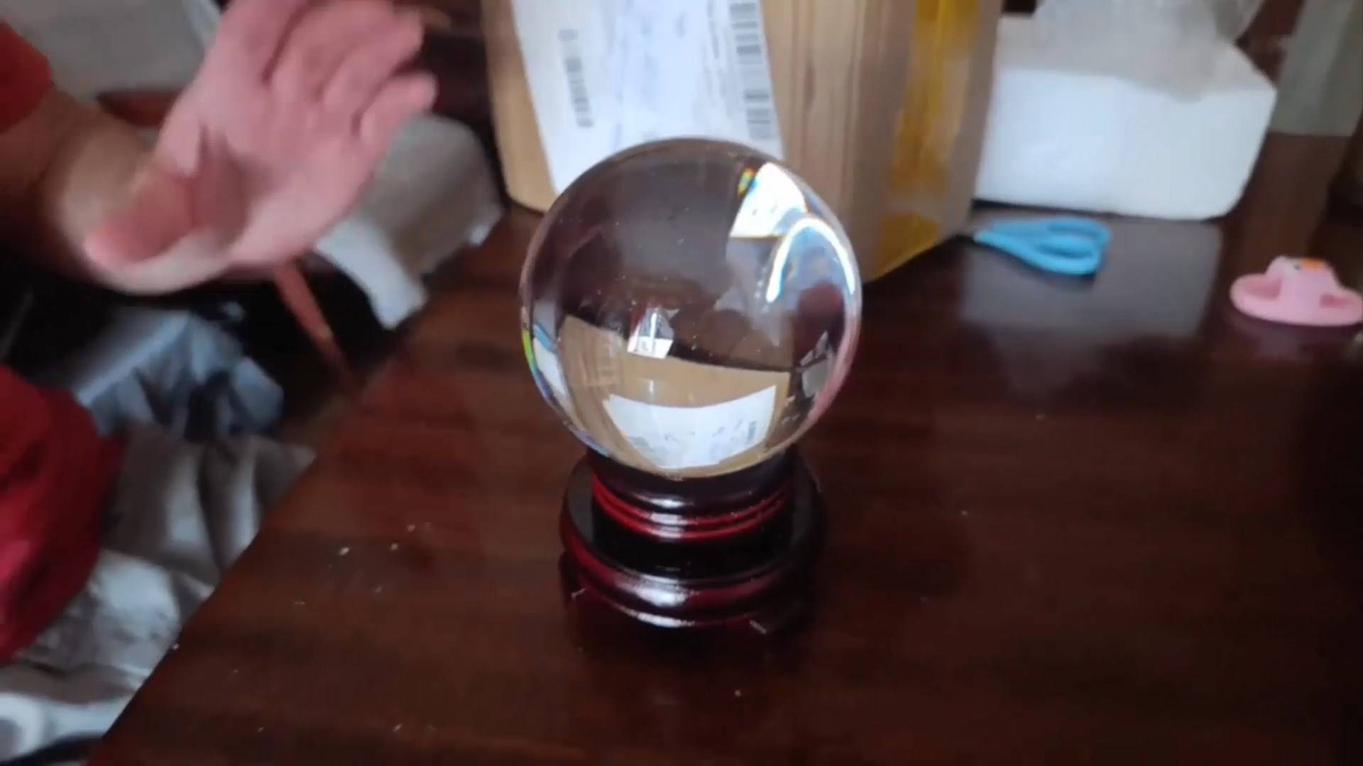 Хрустальный шар.Распаковка