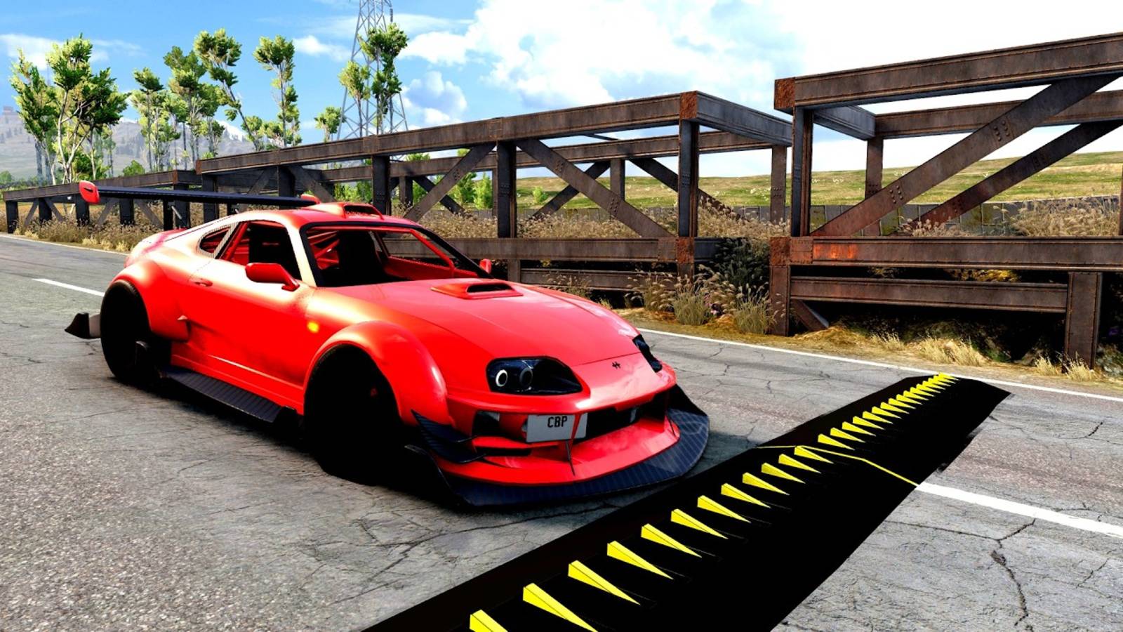 Наехал на шипы и попал в ДТП #143 – BeamNG Drive Аварии