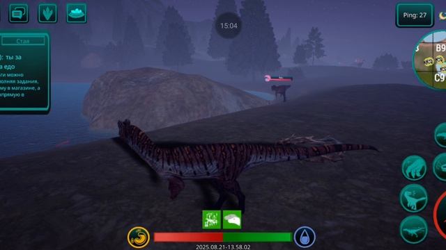 играю за дилофозавра в the kursed dinosaur isli