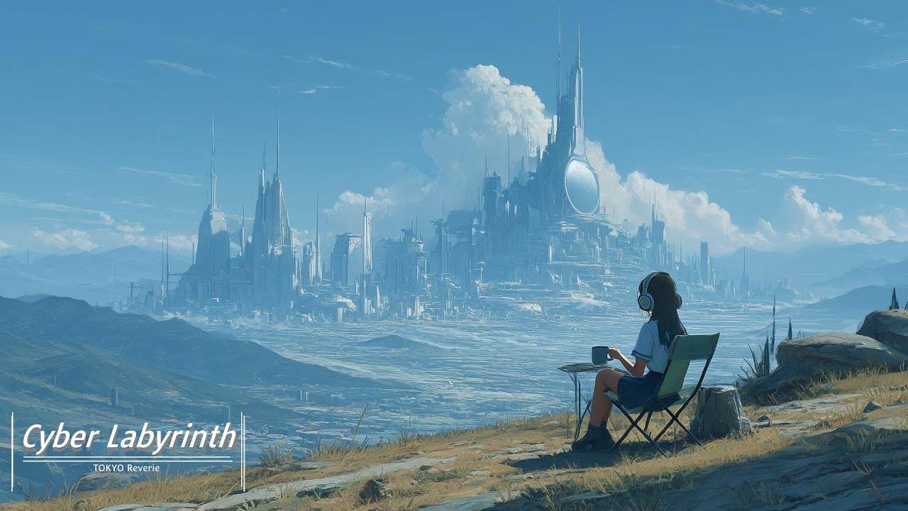 Cyber Labyrinth 007  Corridor of Light　Chillwave, Melodic techno, Dreamwave, retrowave