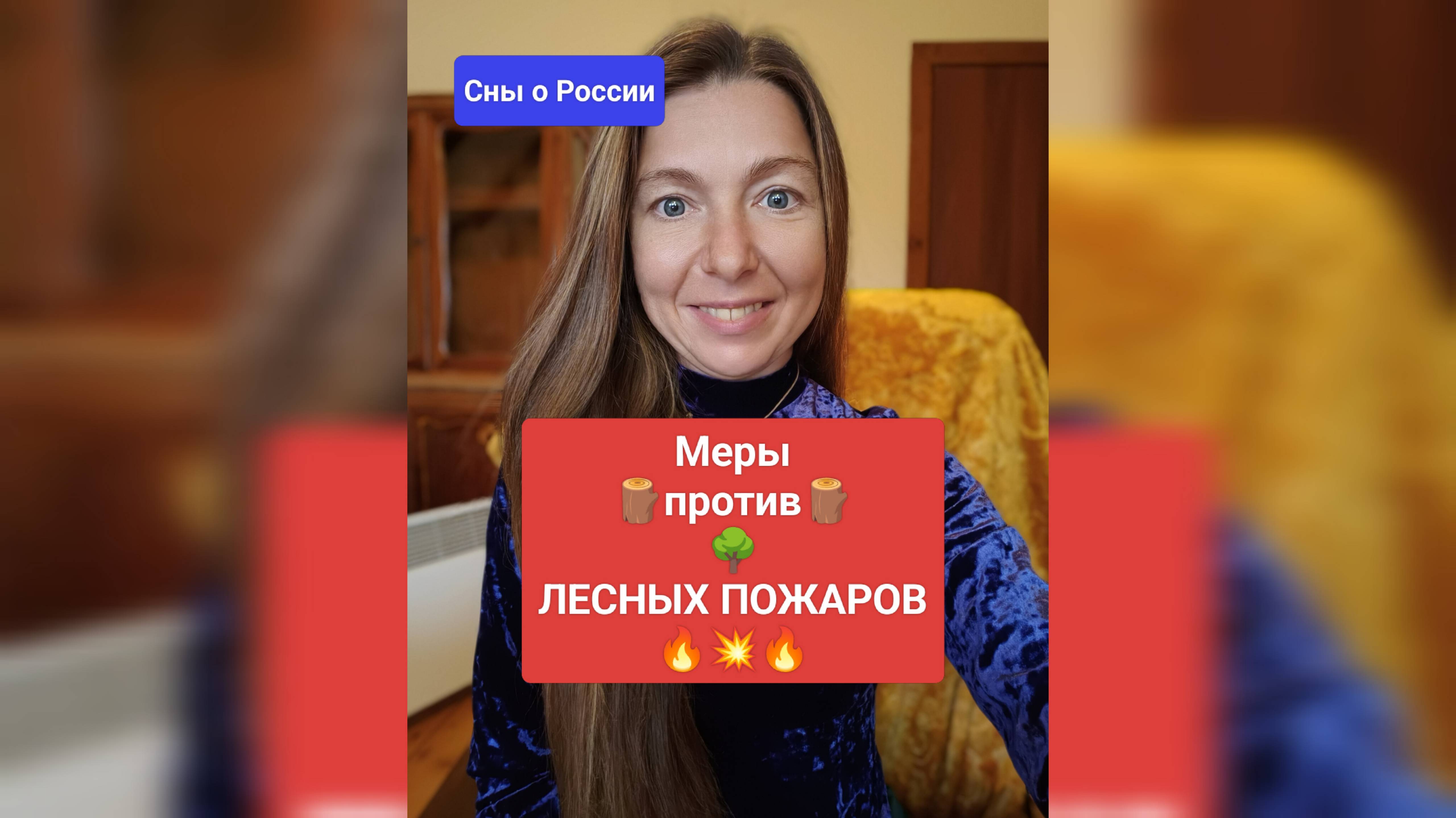 Лесные пожары - эффективные меры и законы (Сны о России)