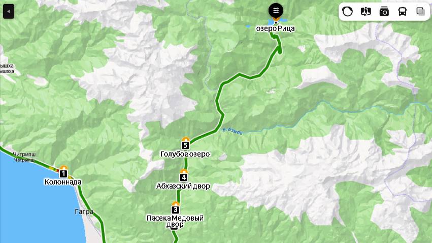 Золотое кольцо Абхазии