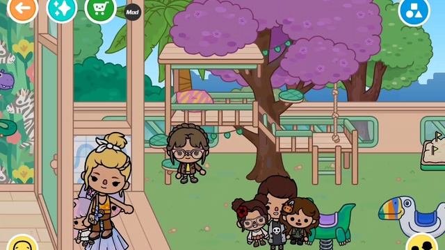 Обустройство детского сада в toca boca