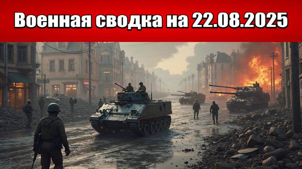 «ВС РФ взяли Александро-Шультино: до Константиновки осталось менее 5 км!»: Военная сводка 22.08.2025