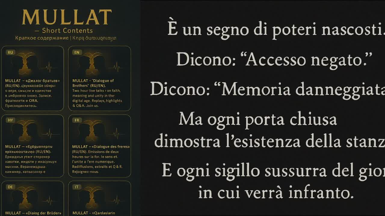 Mullat - "Qardaşlar dialoqu"