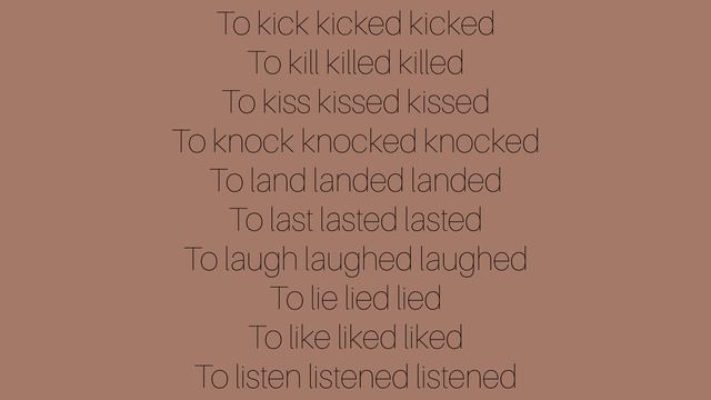 Правильные Глаголы Часть 11 Regular Verbs Part 11