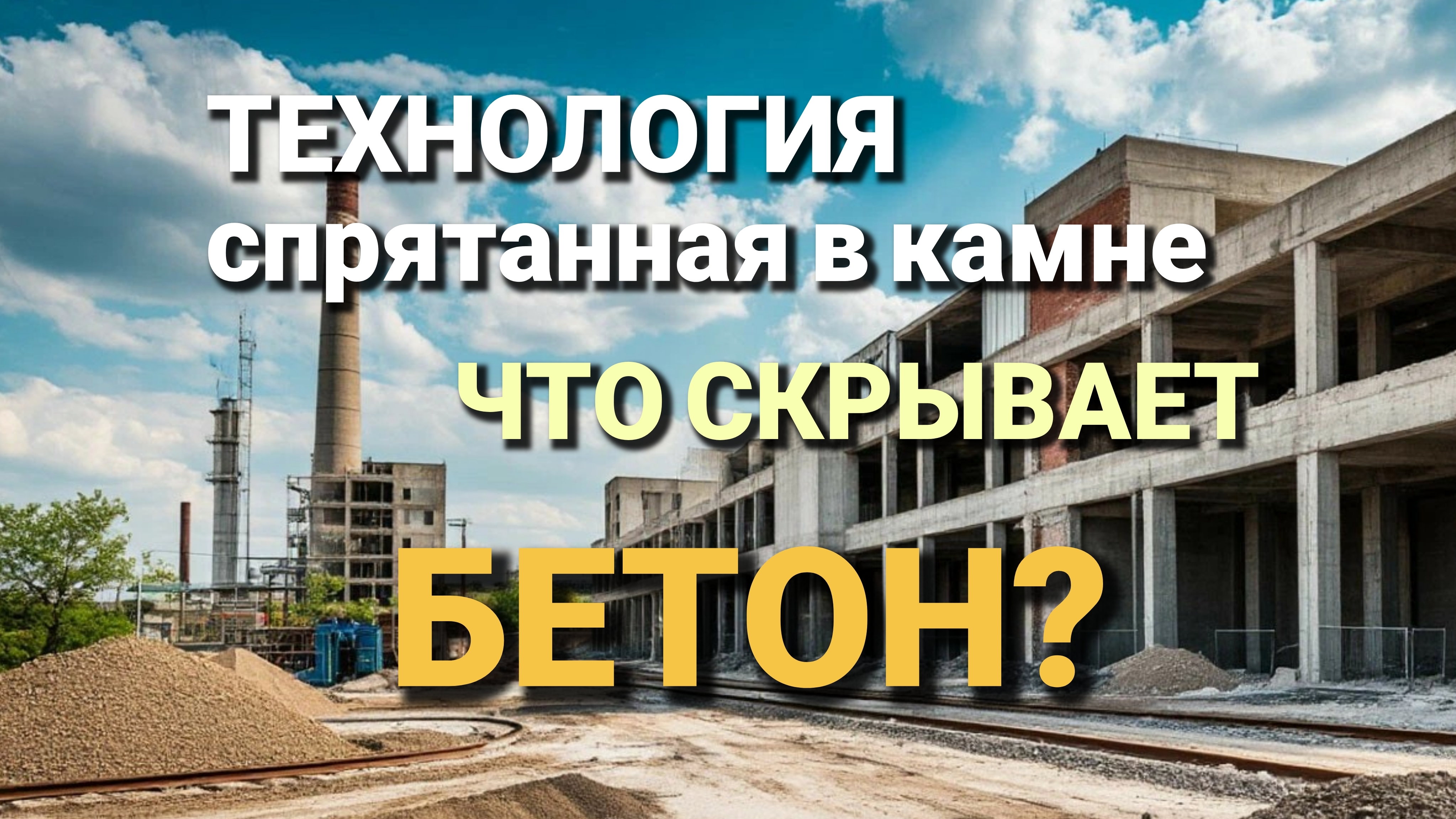 Бетон. Материал, который пережил цивилизации… и строит наш мир