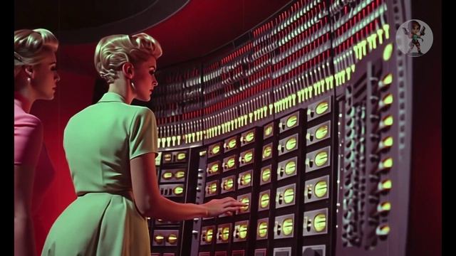 Пародия на Лару в ретро стиле от ИИ #1